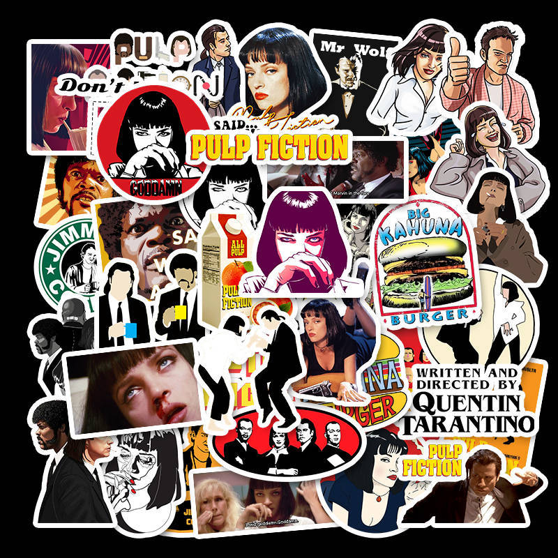Quentin Tarantino "Pulp Fiction" Stickers – AESTHEDEX