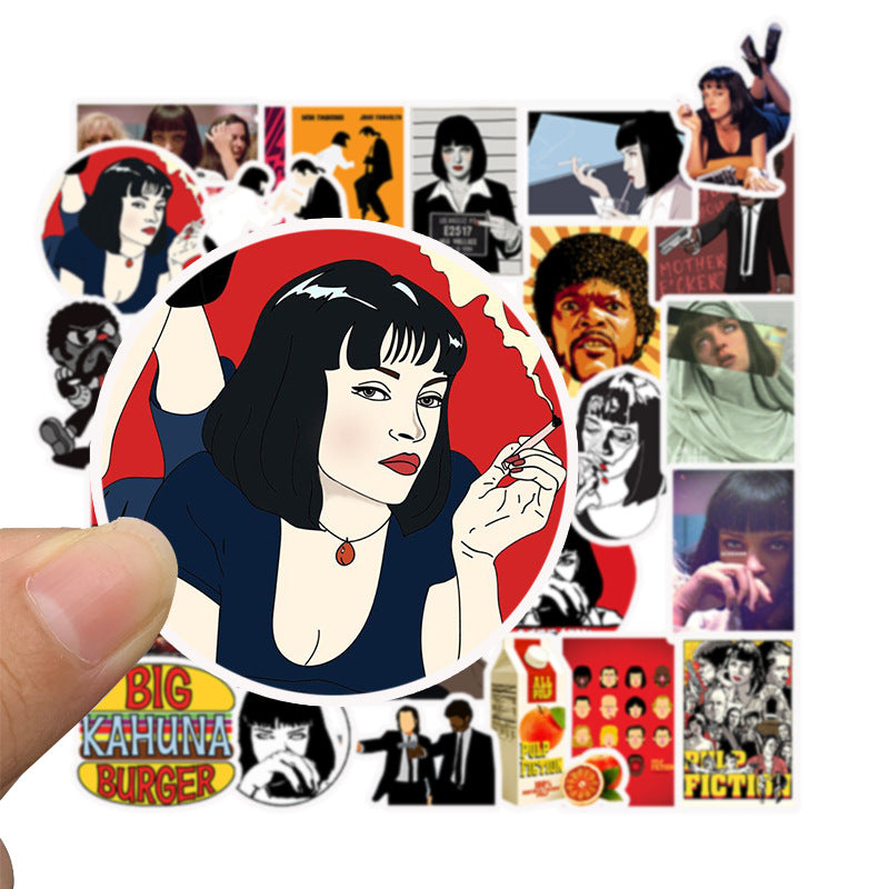 Pulp Fiction Decal Stickers Aesthedex